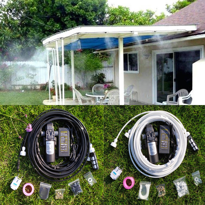 6-18M Micro Pump12V 60W Misting System Fog Machine Water Sprayer Kit ...
