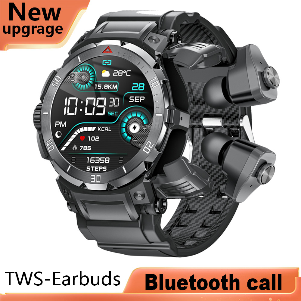 2025 New Smart Watch TWS Headset Two In One Wireless Bluetooth Dual ...