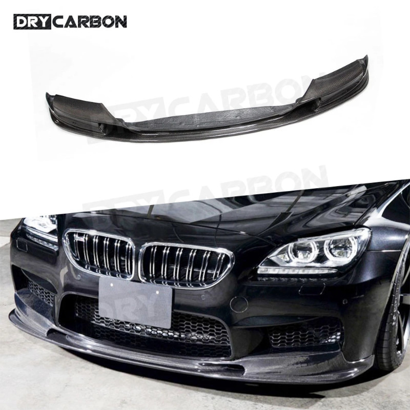 Carbon Fiber Front Bumper Lip Chin Spoiler FRP Prime Bumper Cover Trims ...
