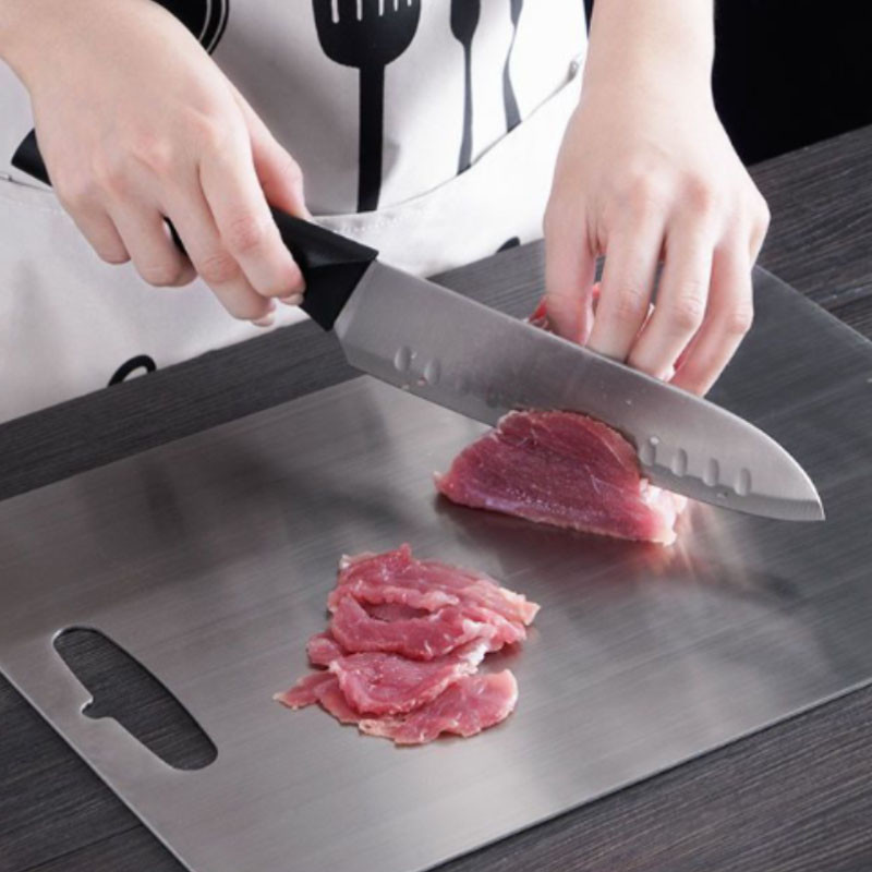 316 Stainless Steel Chopping Board Double-side Anti-mould Cutting Board ...