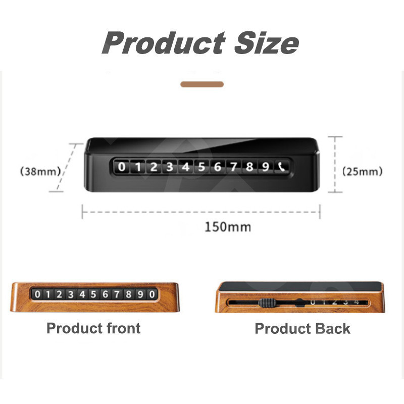 Toyota GR Car Temporary Parking Card Hidden Number Plate Double Number ...