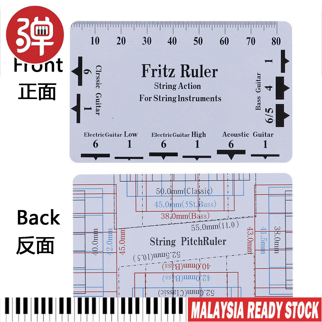 Measuring tool String height caliper accessories guitar string measurer ...