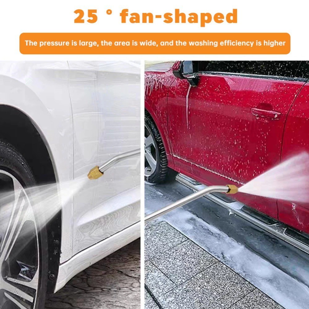 【Local Delivery】6 Size Car Washer Multi-Angled Metal Rod Nozzle Water ...