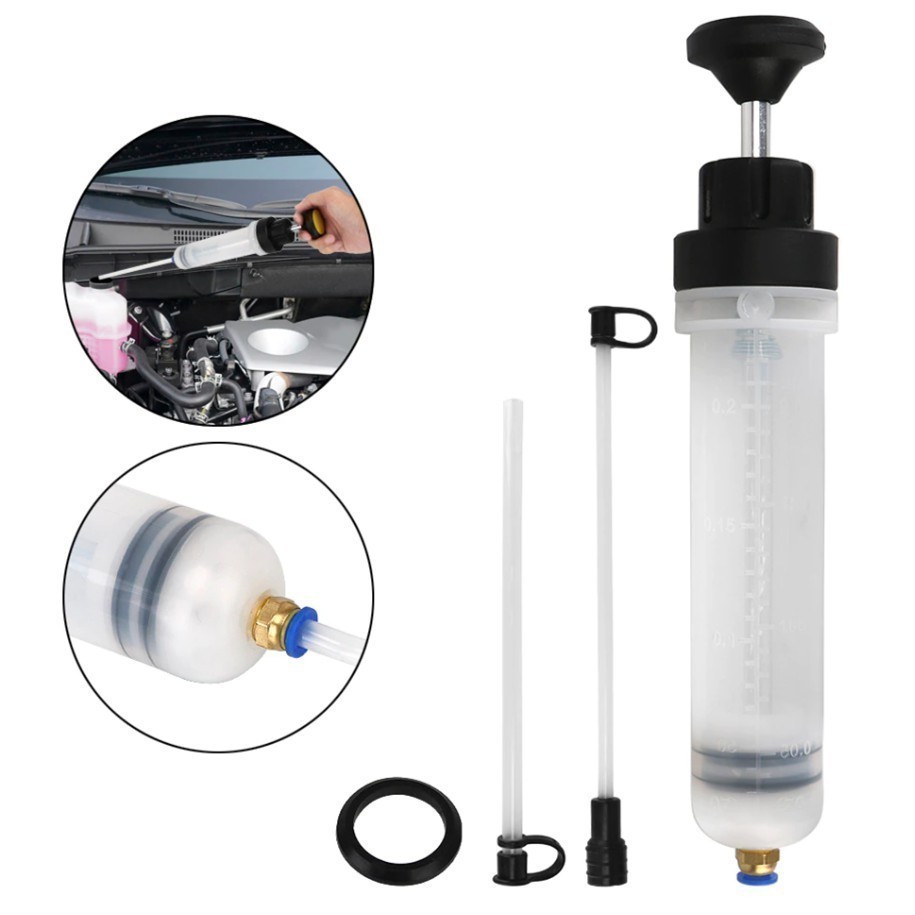 500cc Injection Syringe🔥Car Oil Fluid Extractor Manual Oil Fluid ...