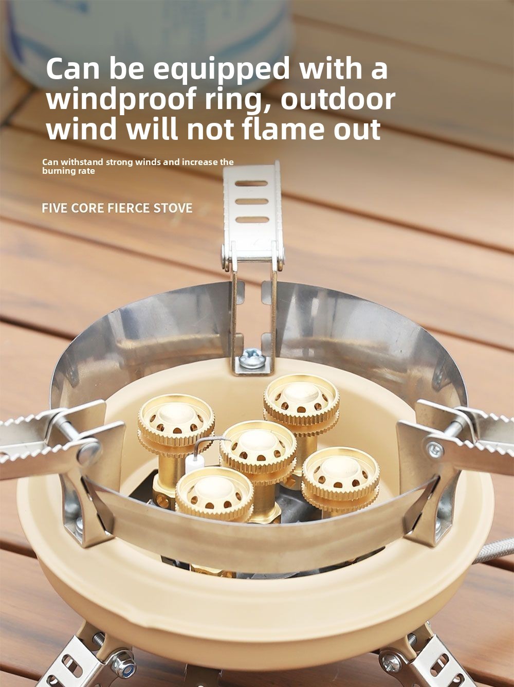 Portable Windproof Cassette Stove Outdoor Camping Picnic Stove Camping ...