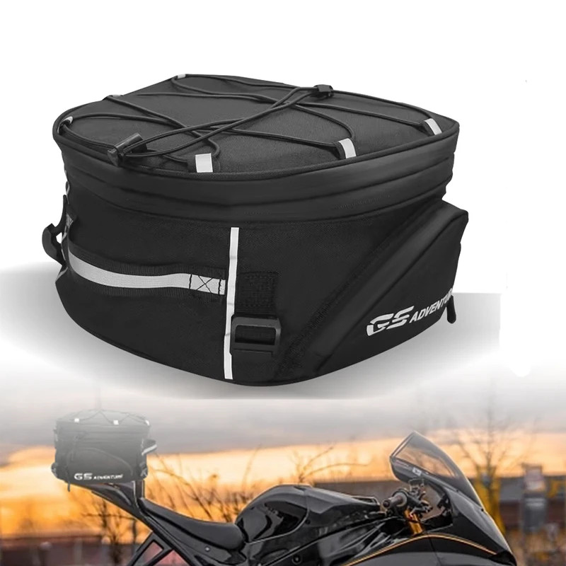 Universal Motorcycles Tail Rear Bags Luggage For BMW ADV R1200GS YAMAHA ...