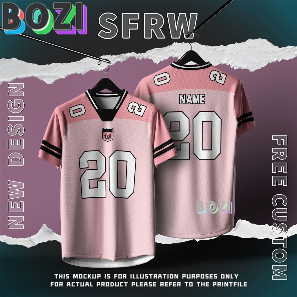 [𝐅𝐑𝐄𝐄 𝐂𝐔𝐒𝐓𝐎𝐌] NFL Sublimated Premium Jersey Quick Drying Unisex Sports ...