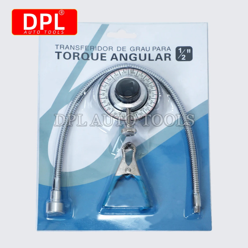Professional Measure Tool Drive Torque Angle Gauge 360° Adjustable 1/2 ...