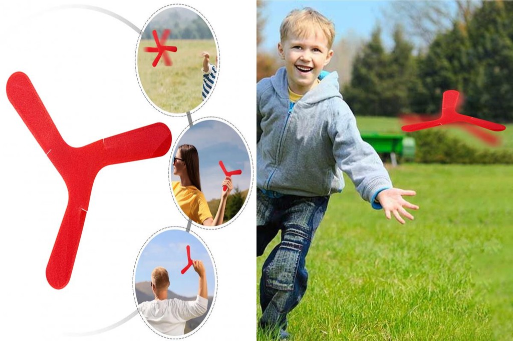 mw Fun Boomerang for All Ages Interactive Boomerang Toy Fast Catch ...