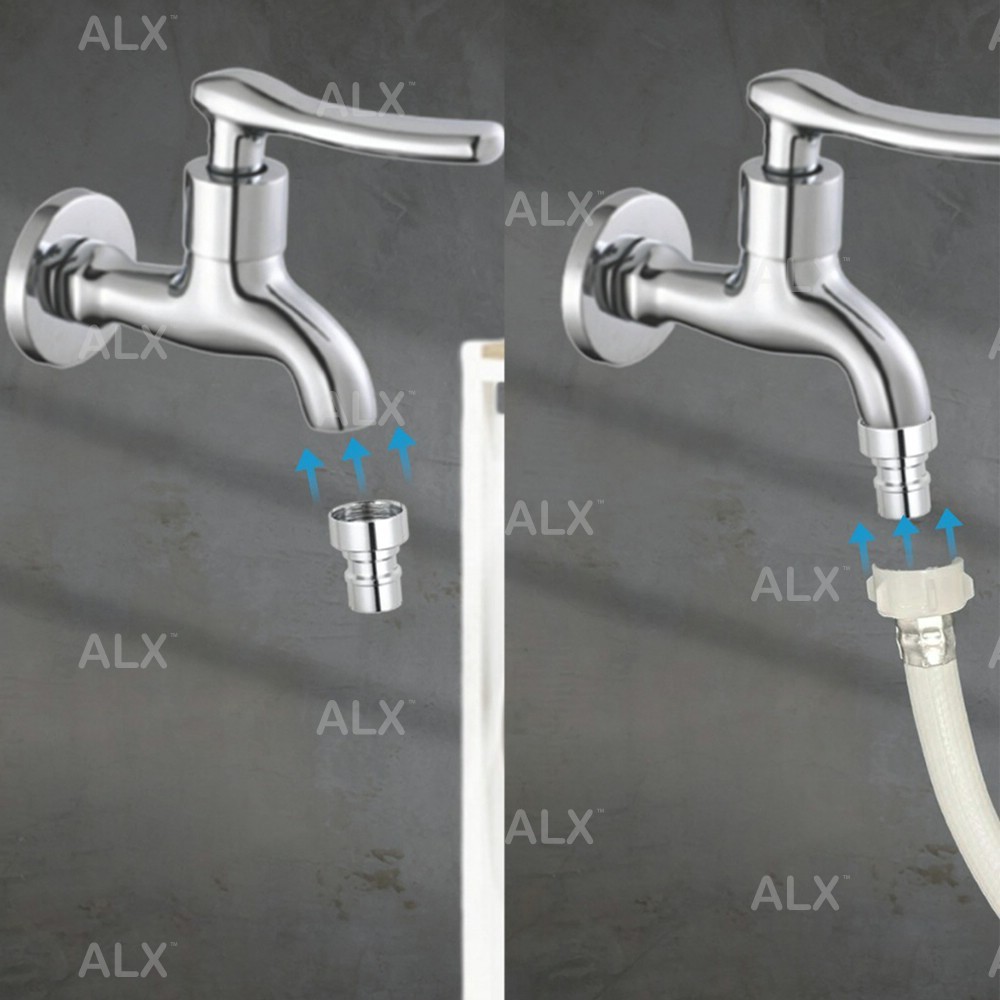 ALX 4 Point Nozzle Inlet Joint Adapter Full Brass Washing Machine ...