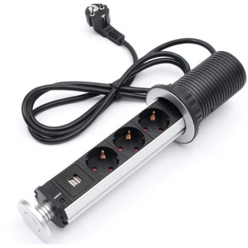 Usb socket european office hidden desktop socket vertical socket ...