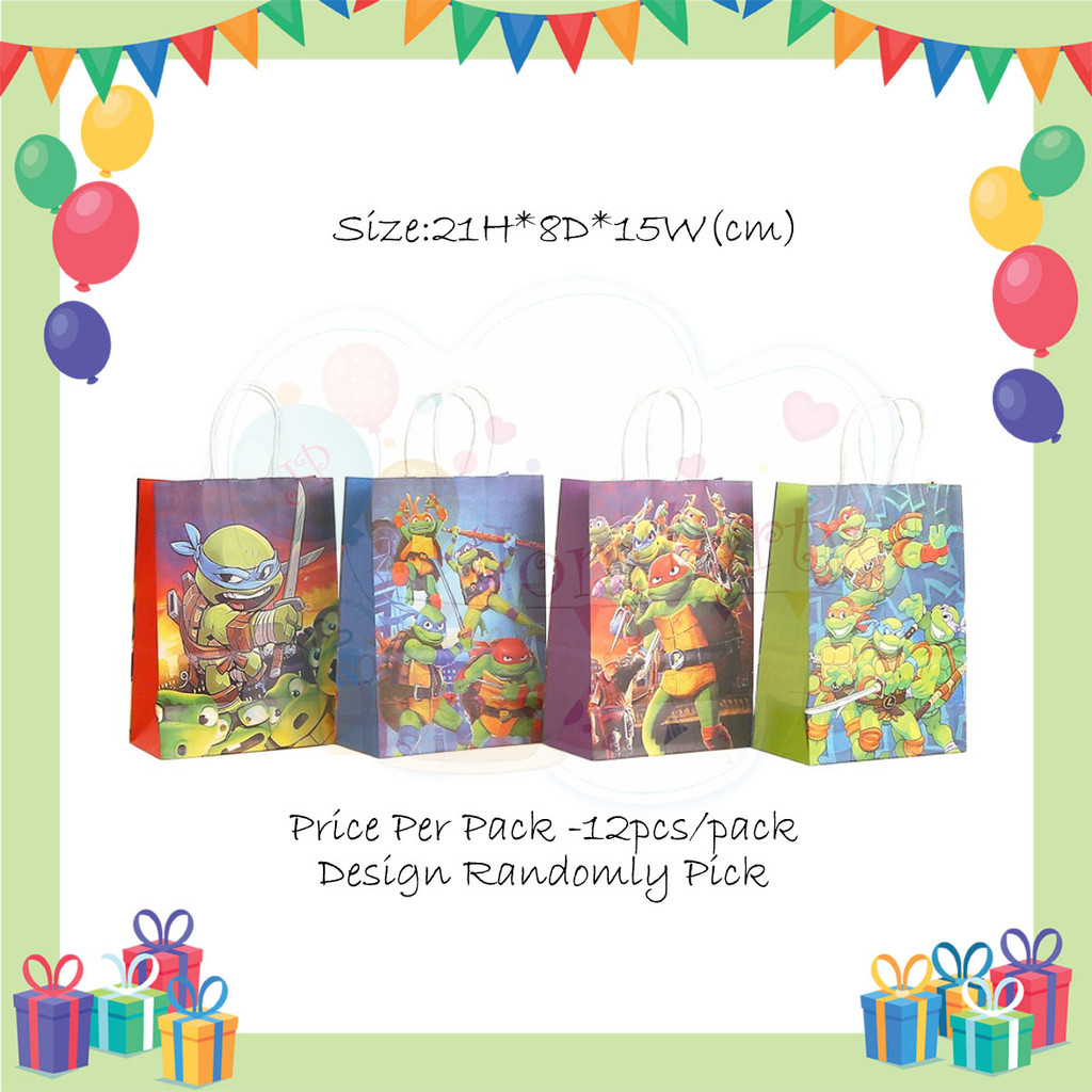 Jomparty Ninja Turtle Theme Birthday Decorations Cake Topper Set Hari ...
