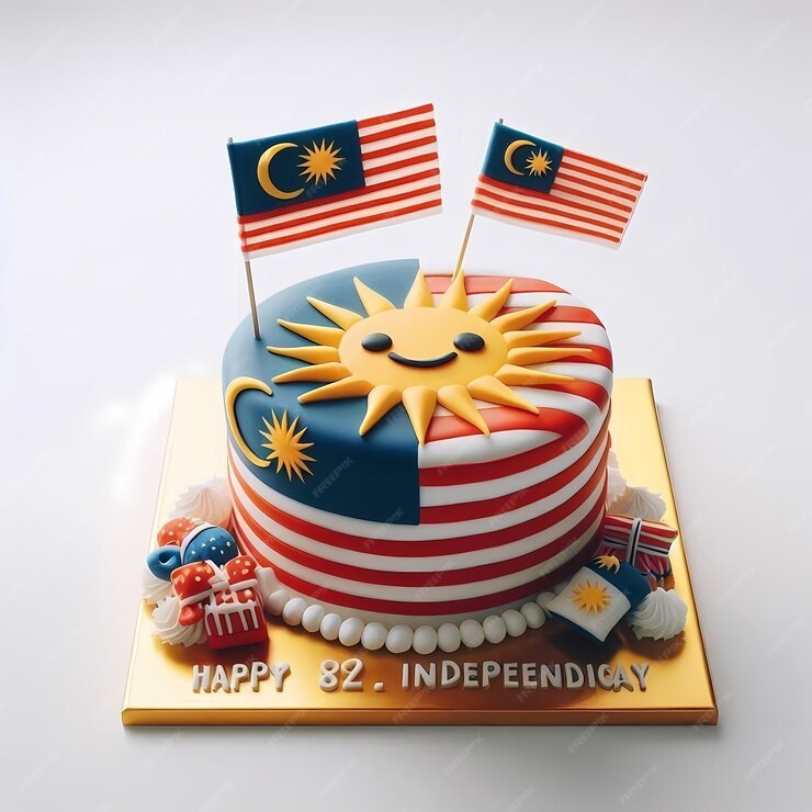 ⭐ Spot delivery ⭐Bendera Malaysia Flag Toothpick Merdeka Flag Cake ...