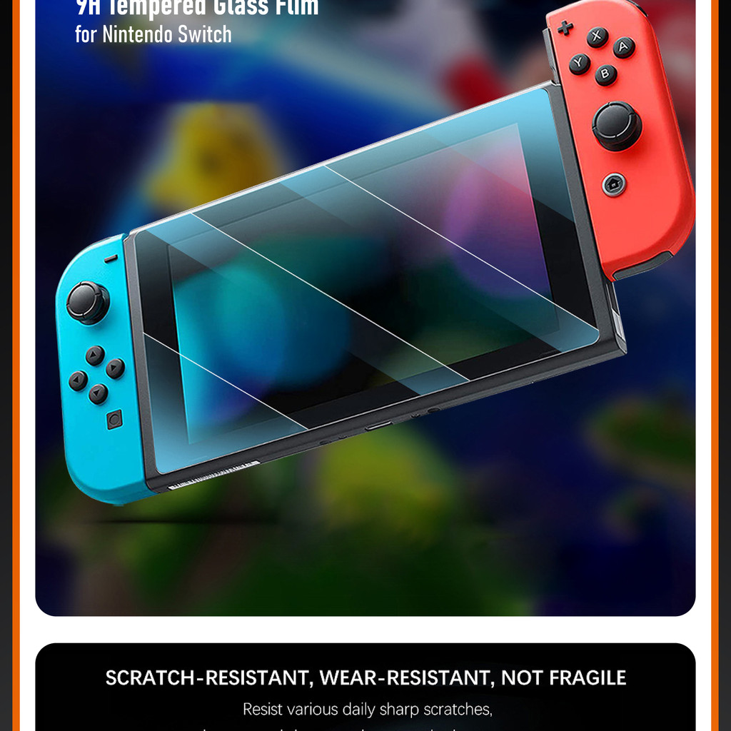 Nintendo Switch 2 OLED V1/V2 Lite Tempered Glass Screen Protector 9H ...