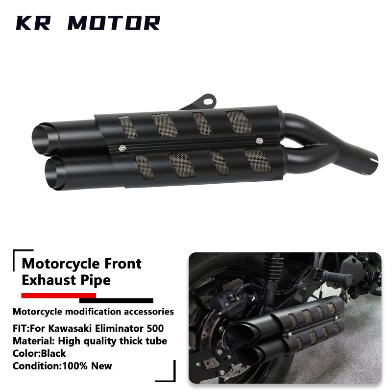 Fit For Kawasaki Eliminator 500 Exhaust Pipe Motorcycle Pipe Exhaust ...