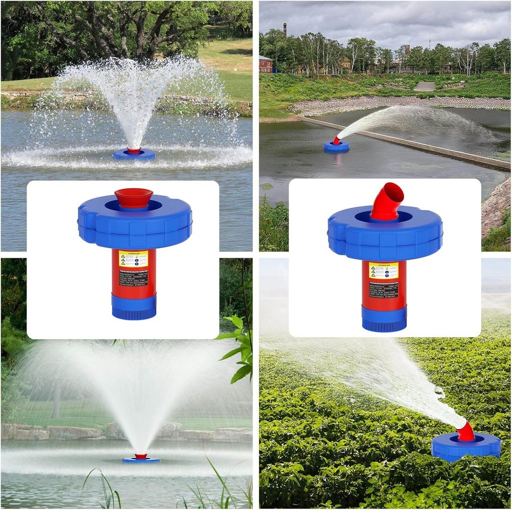 Fish Pond Oxygen Water Pump Shrimp Pond Floating Water Pump Breeding ...