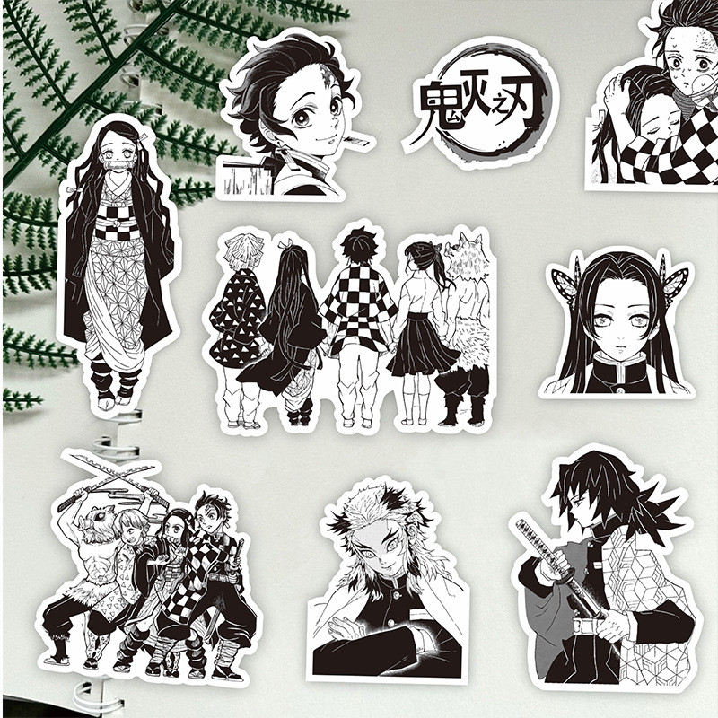 75/82Pcs Demon Slayer Sticker Pack - Tanjiro, Nezuko, Giyu & Shinobu ...