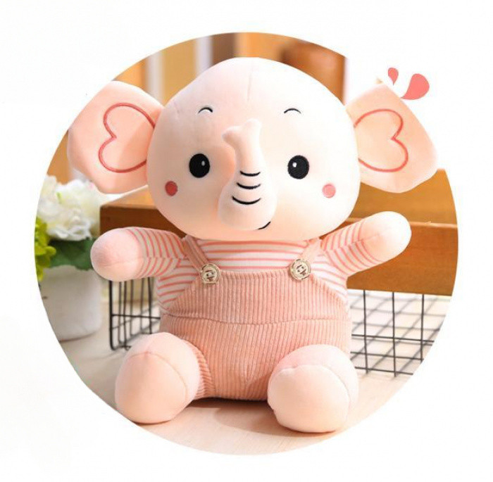 Mainan Mewah Gajah Comel Hidung Panjang Boneka Binatang Pasangan Anak ...