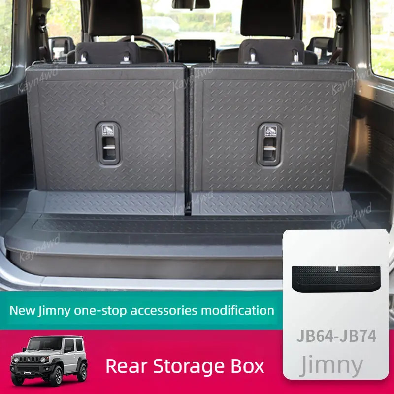 Off Road 4x4 Interior Accessories Rear Storage Box Trunk Toolbox For 3 Door 2019+ Suzuki Jimny ...