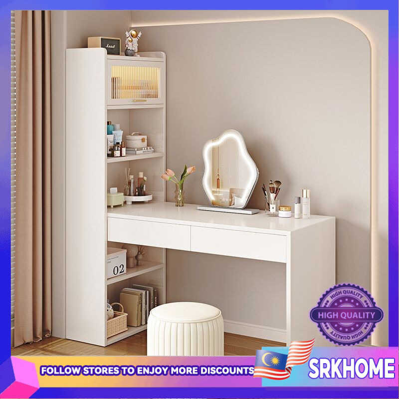 Solid Wood Dressing Table Bedroom Dressing Table Integrated With Cream ...