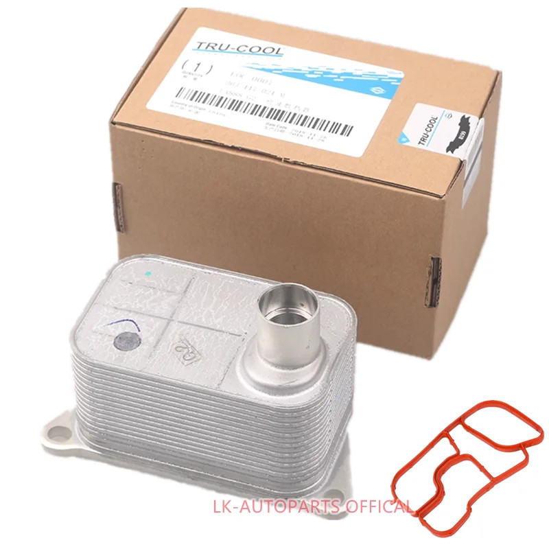 NEW 06J 117 021 J Aluminium Engine Oil Radiator Cooler For VW Golf MK6 ...