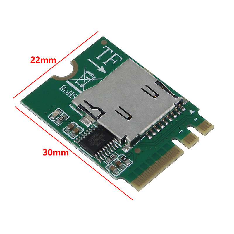 For NGFF M.2 A/E KEY 2230 Wireless Network Card Wifi to Micro SD SDHC ...