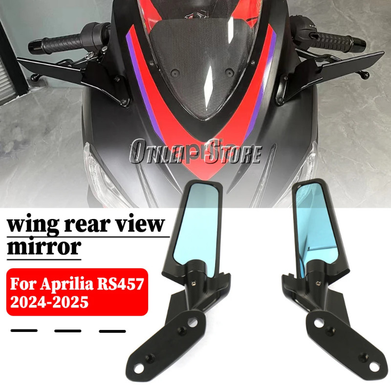 For Aprilia RS457 rs457 RS 457 Stealth Sport Winglet Mirror Kits ...