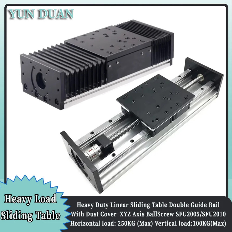 Heavy Duty Linear Slide Table HGR20 Guide Rail 4PCS HGR20 Automations ...
