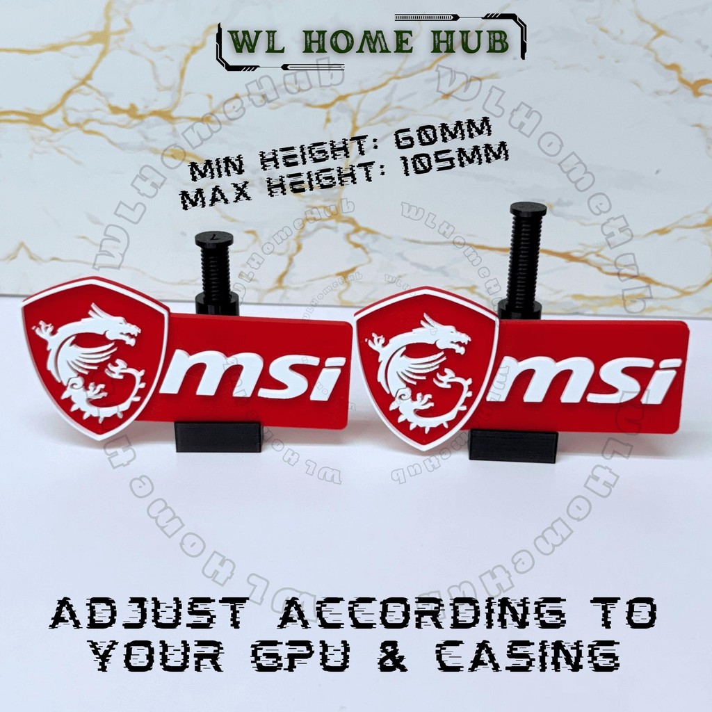 GPU Support Riser Adjustable – Graphic Card Holder Bracket Stand for PC ...