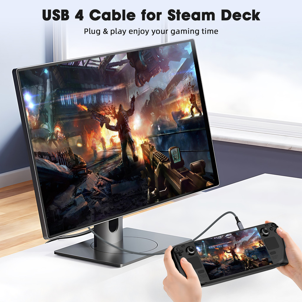 SUNKANDI 240W Type C cable USB C to USB C 40Gbps Fast Charging Braided ...