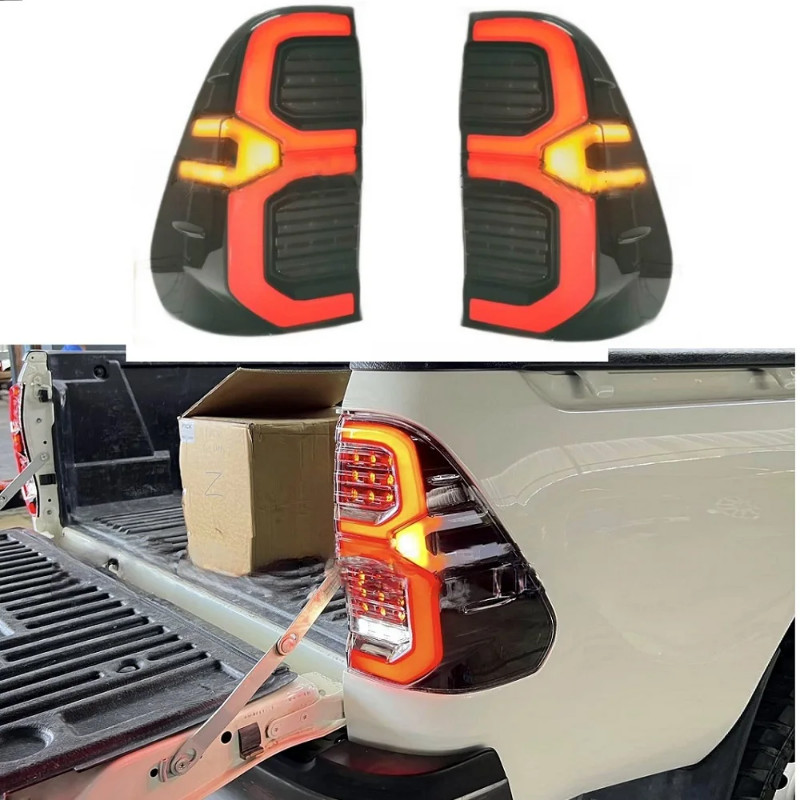 Auto Rear Tail Lamps Lights For Toyota Revo Rocco 2016 2017 2018 2019 ...