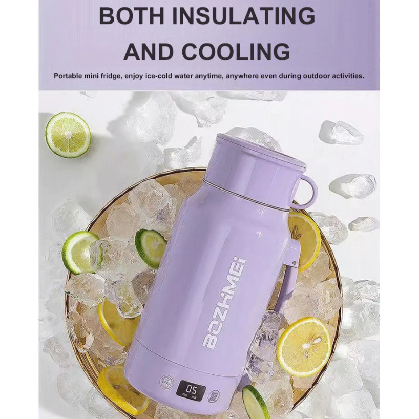 1000ml Portable Heating Water Insulated Cup 7 Levels of Temperature ...