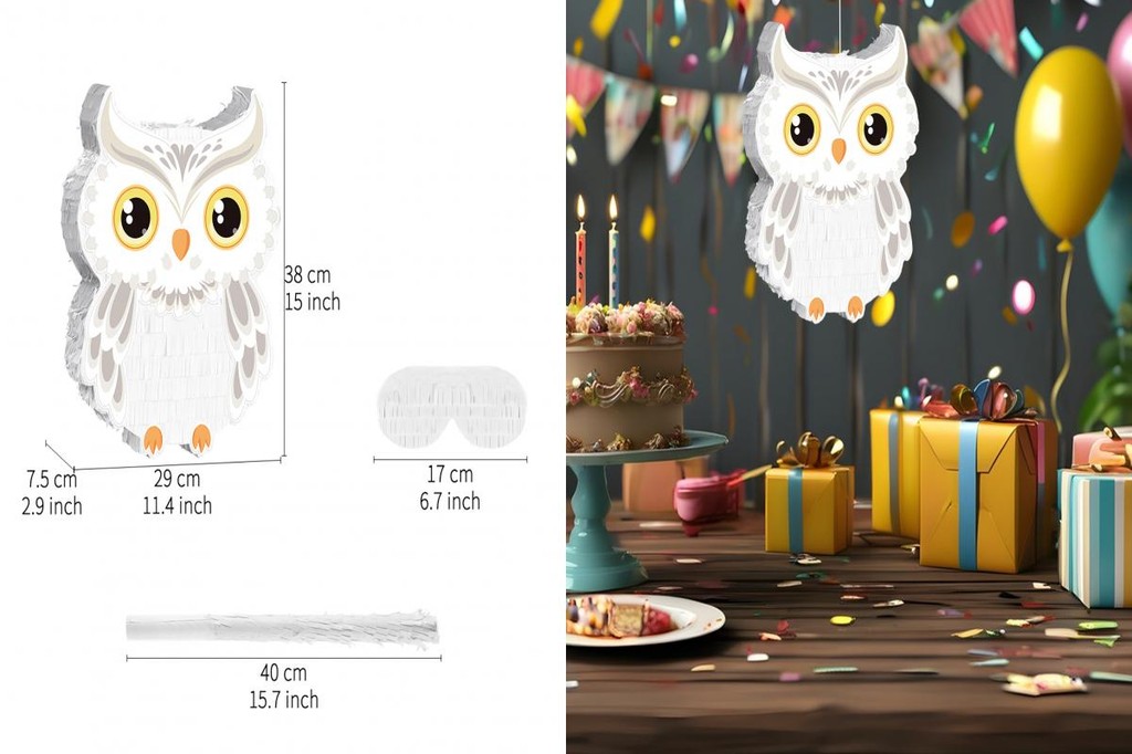 【Ready stock】 Owl Pinata Party Supplies Fun Party Activity for Children ...