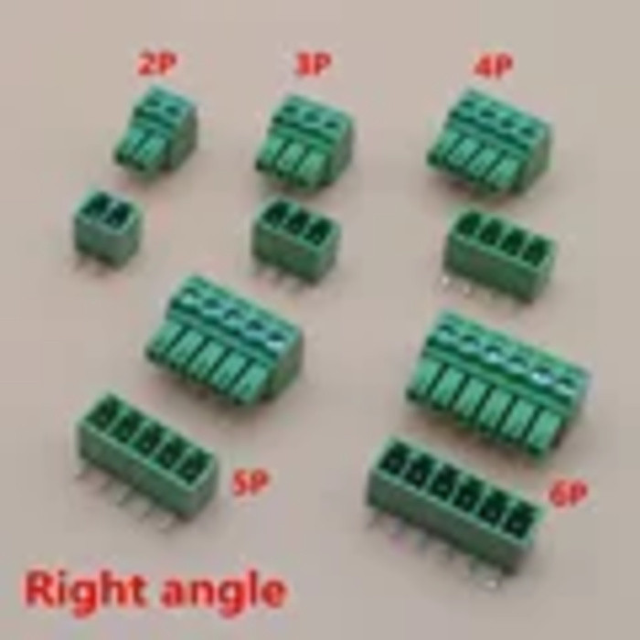5Sets 15EDGRK 3.81mm 2/3/4/5/6-12 pin right angle screw terminal block ...