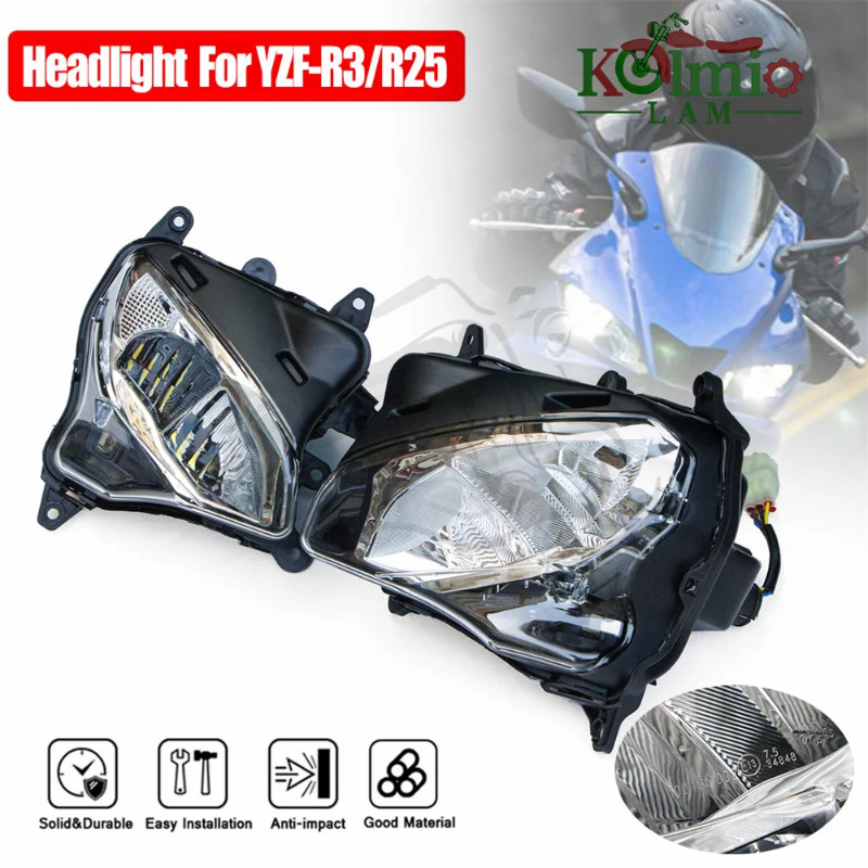 Kolmio-Lam Fit For 2019 - 2024 YAMAHA YZF-R3 YZF-R25 LED Motorcycle ...
