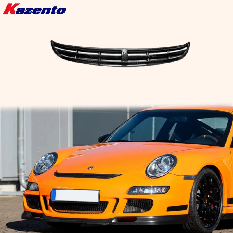 For Porsche Boxster 987 997 GT3 Style Carbon Fiber Front Grille Grill ...