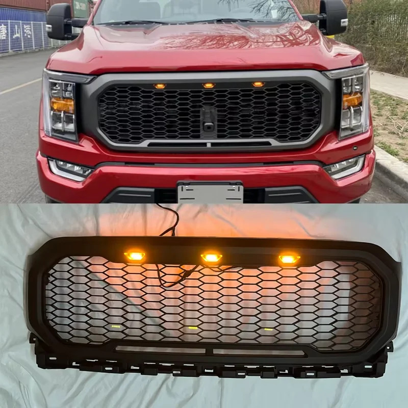 Modified For F150 Raptor Grills For Ford F-150 2021 2022 2023 Front ...