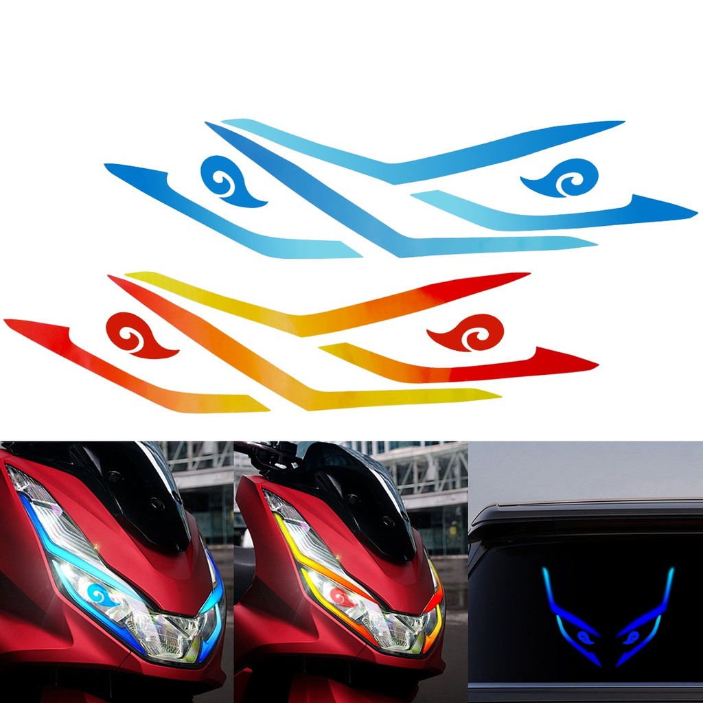 PCX160 Motorcycle Headlight Sticker Motorcycle Car Sticker Universal ...