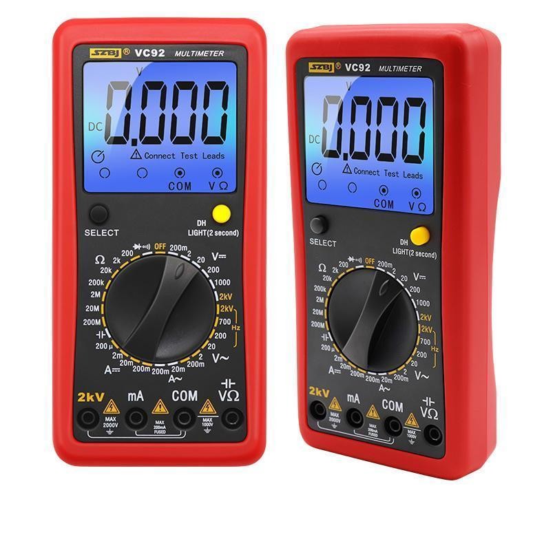 Digital Multimeter Interphase Voltage 2000V AC And DC Voltage 2KV High ...