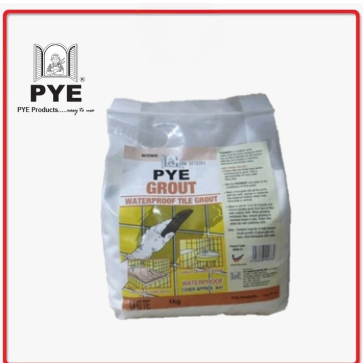 PYE Waterproof Tile Grout 1kg l Jubin Cement | Shopee Malaysia