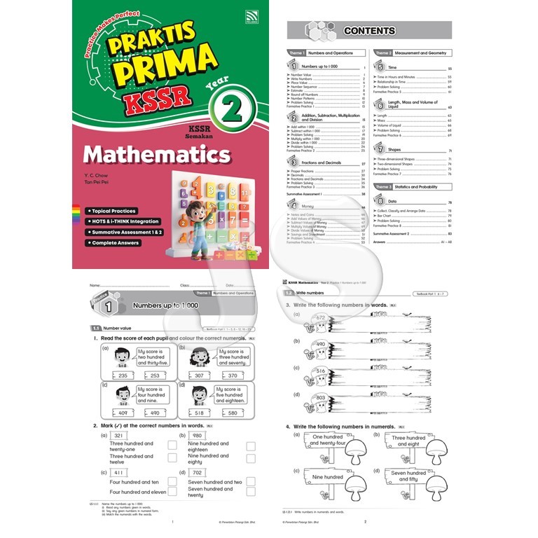 PRAKTIS PRIMA UASA TAHUN 1 2 3 KSSR 2025 | PRAKTIS ASAS KECEMERLANGAN ...