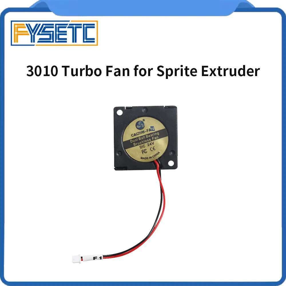 3D FYSETC 3010 Turbo Fan DC 24V Dual Ball Bearing Brushless Fans for ...