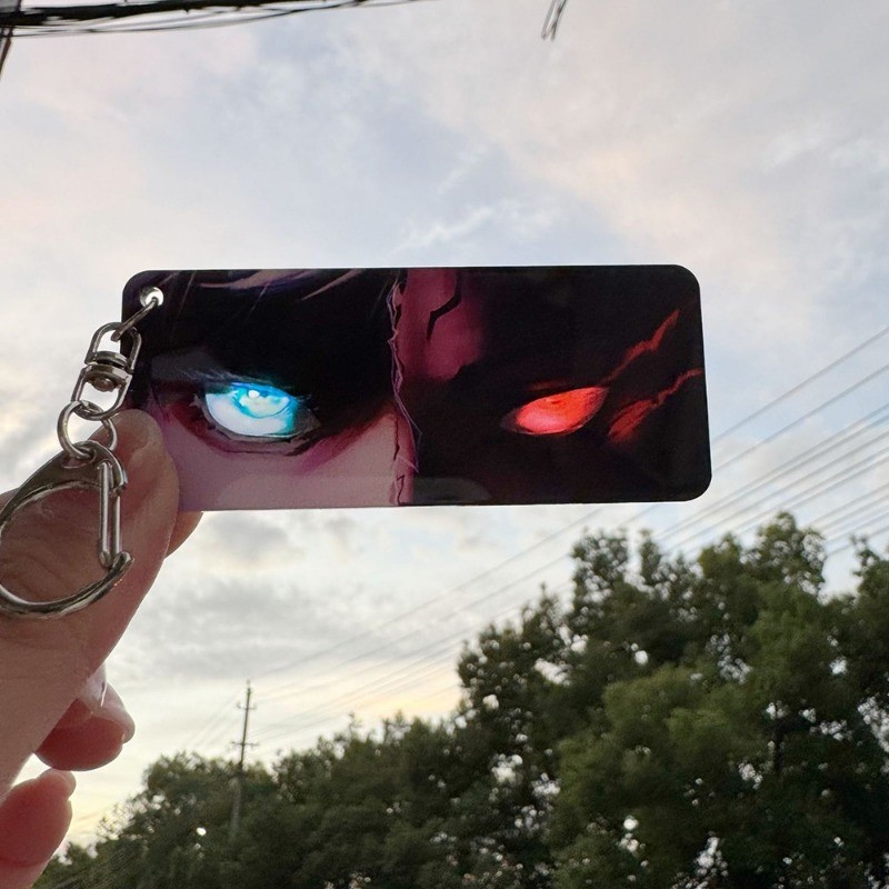 Naruto Keychain Acrylic Jujutsu Kaisen Gojo Satoru Obito Shining Eyes ...