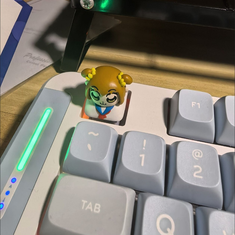 POP TEAM EPIC Keycap Cute Cartoon MX Switch 3D Mechanical Handmade ...
