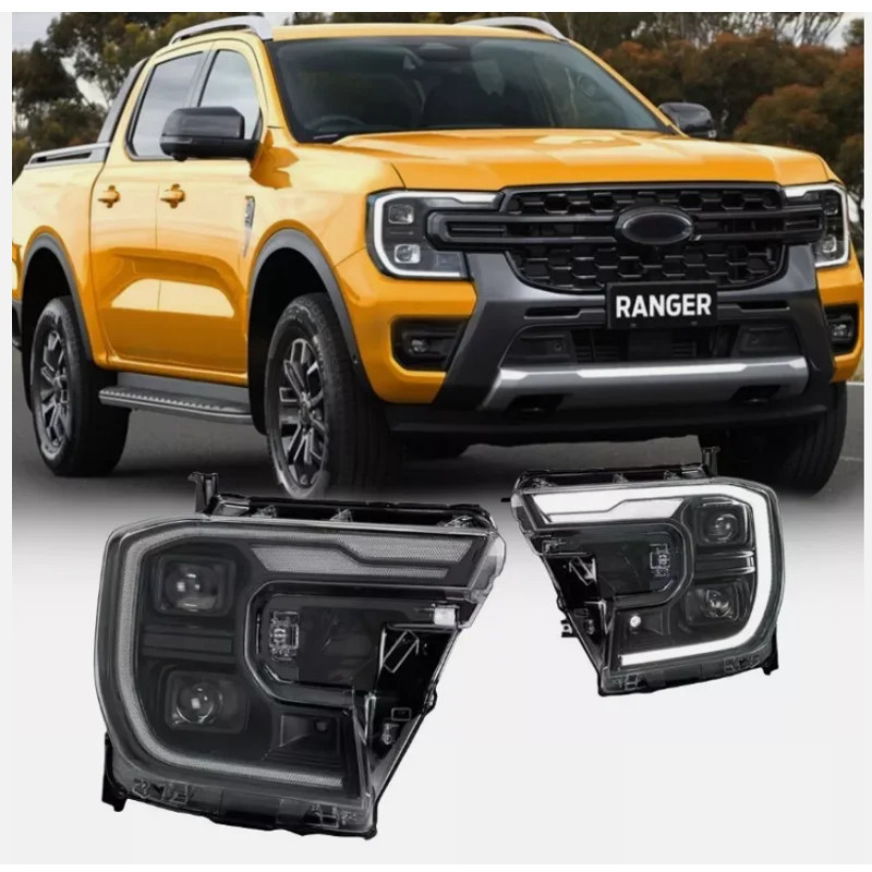 LED headlights For Ford Ranger Raptor Everest T9 2022-2023 DRL Hella ...
