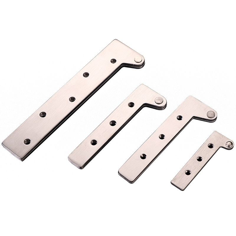 Stainless steel door hinge, upper and lower hinges, wooden door hidden ...