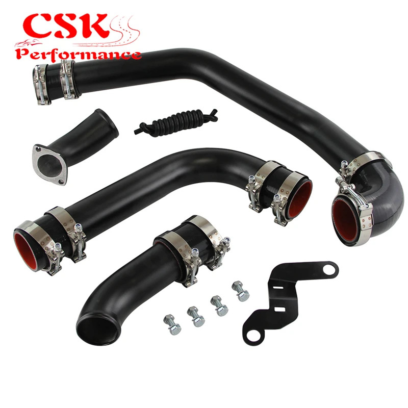 Front Mount Intercooler Full Blacke Pipes for Mitsubishi Lancer EVO X ...