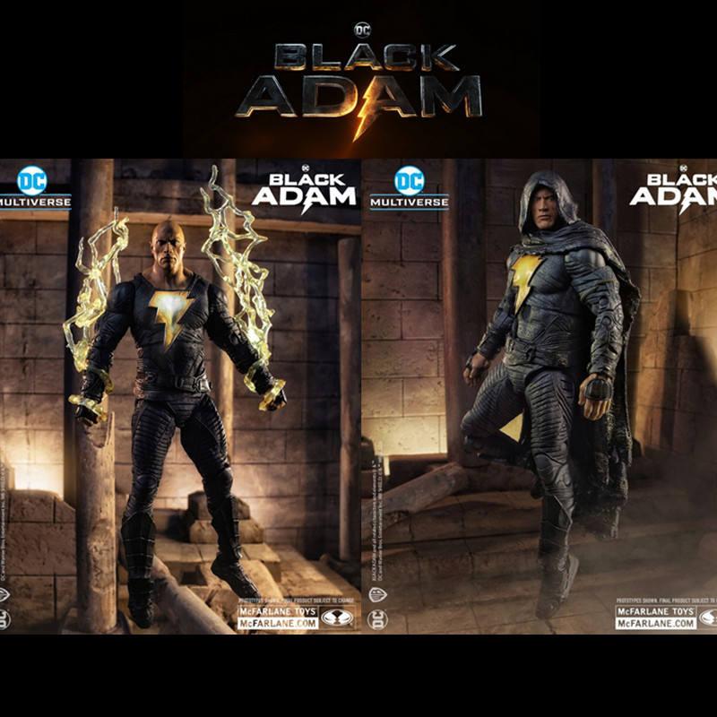 McFarlane Black Adam Dwayne Johnson Movie Version THE ROCK Genuine 7-inch | Shopee Malaysia
