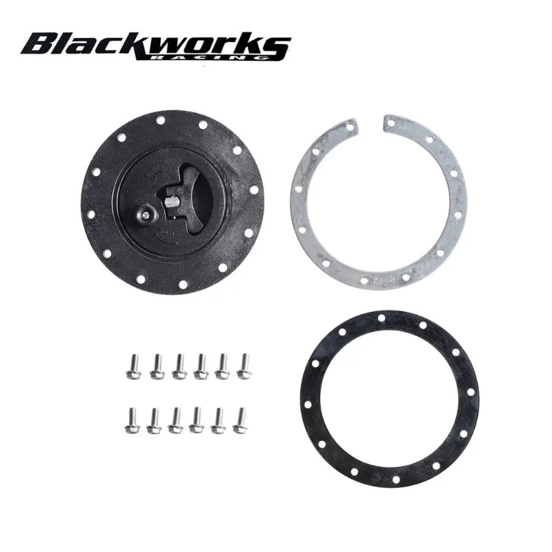 Universal Car Fuel Cell Gas Tank Filler Cap With Nut Gasket Aluminum ...