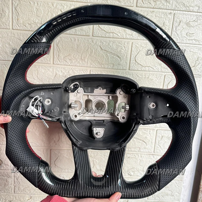 LED Steering Wheel For Dodge Challenger Charger HELLCAT SRT 2015 2016 ...